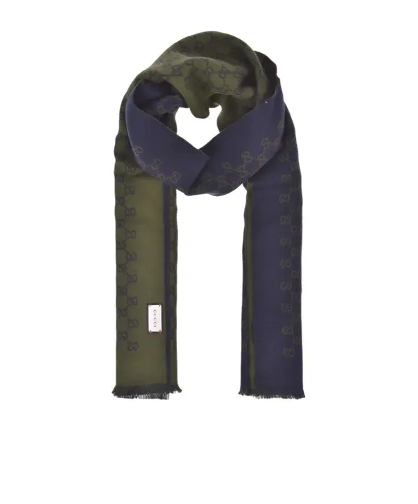 Gucci Logo Jacquard Scarf
