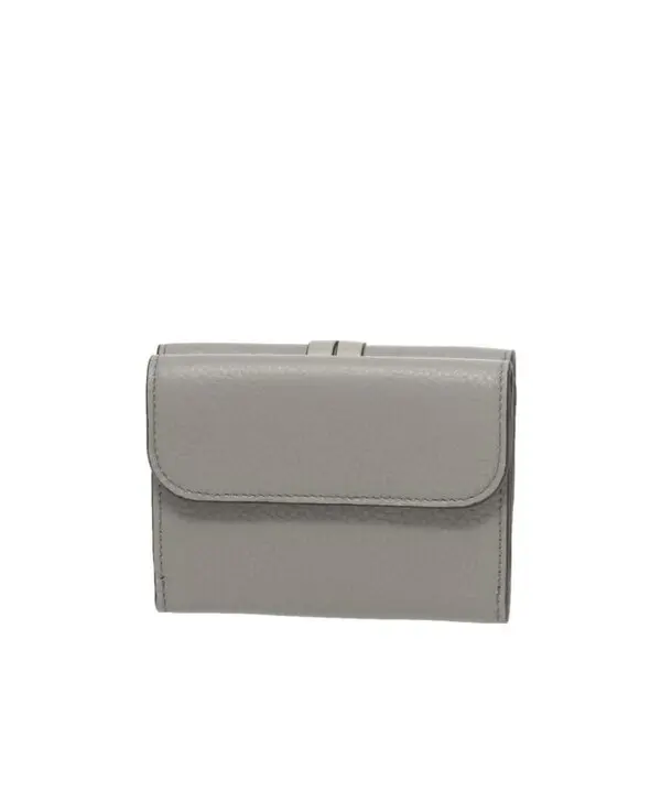 Chloé Mini Alphabet Tri-fold Wallet - Gray