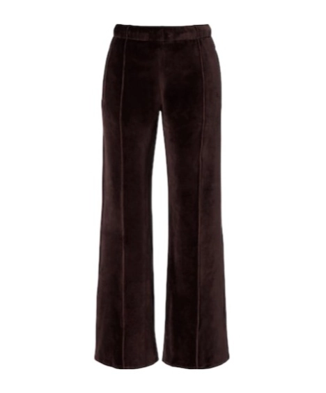 COURREGES Cotton-blend Velvet Sweatpants