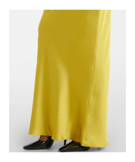 Norma Kamali Maria Satin Gown - Yellow