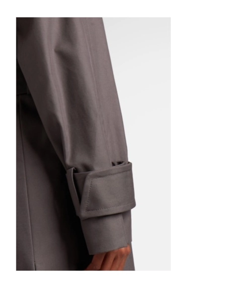 Victoria Beckham Philippa Cotton Trench Coat - Black