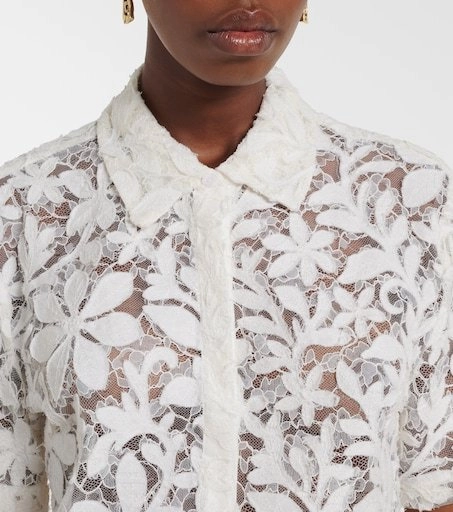 Simkhai Cotton Lace Shirt