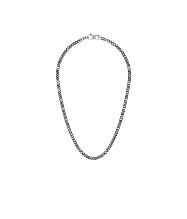 MAISON MARGIELA Curb Chain Necklace - Gray