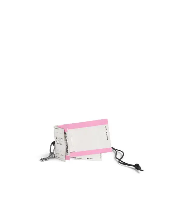 Balenciaga Train Ticket Keyring