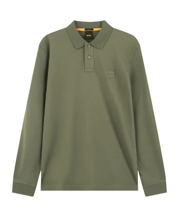 Hugo Boss Long-sleeved Polo Shirt - Green