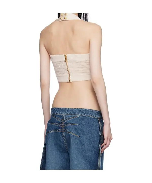 Balmain Pb Labyrinth-pattern Top