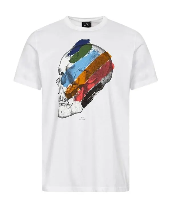 Paul Smith Skull Printed Crewneck T-shirt - Multicolor