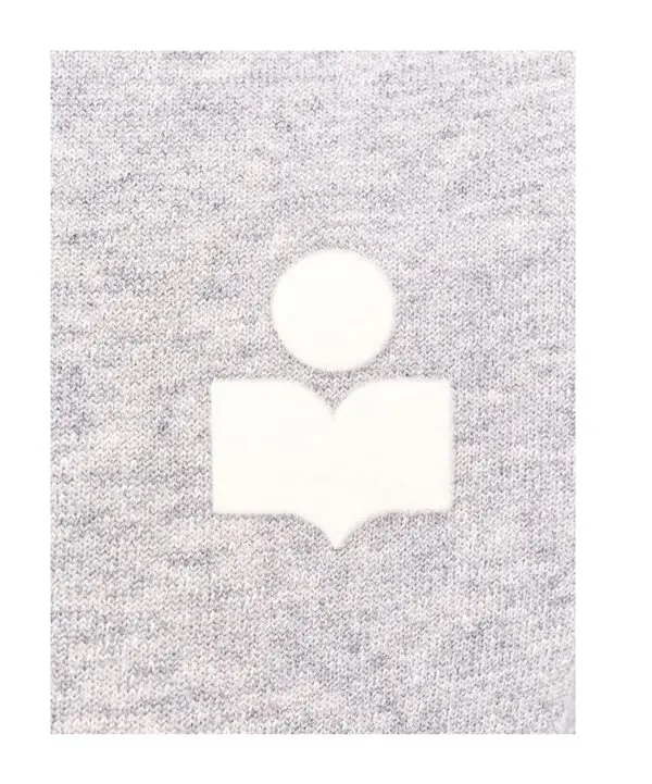 Isabel Marant Étoile Milla Flocked Logo Crewneck Sweatshirt