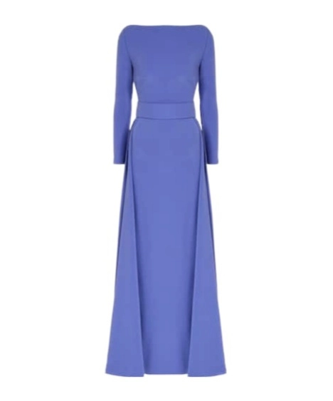 Solace Shayla Crepe Gown - Blue