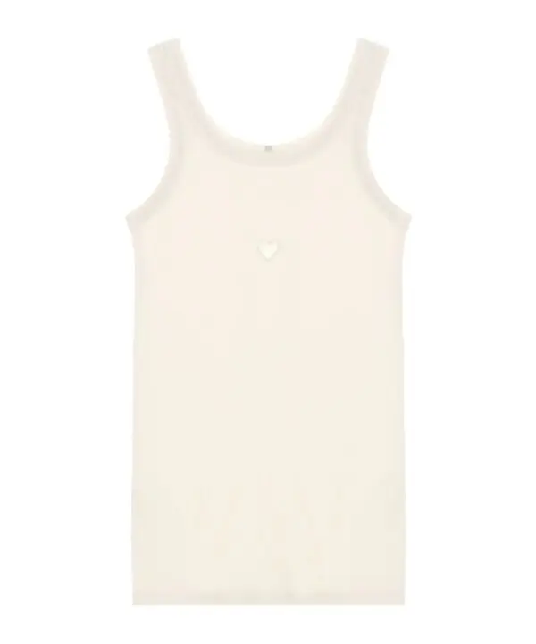 BASERANGE Sleeveless Vest - White