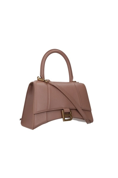 Balenciaga Hourglass Small Shoulder Bag - Brown