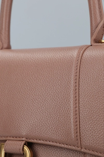 Balenciaga Hourglass Small Shoulder Bag - Brown