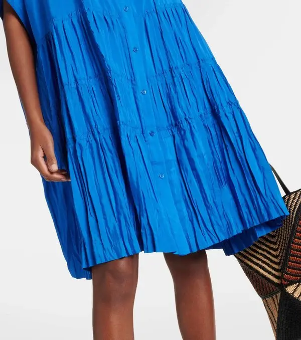 JOSEPH Emile Pleated Midi Dress
