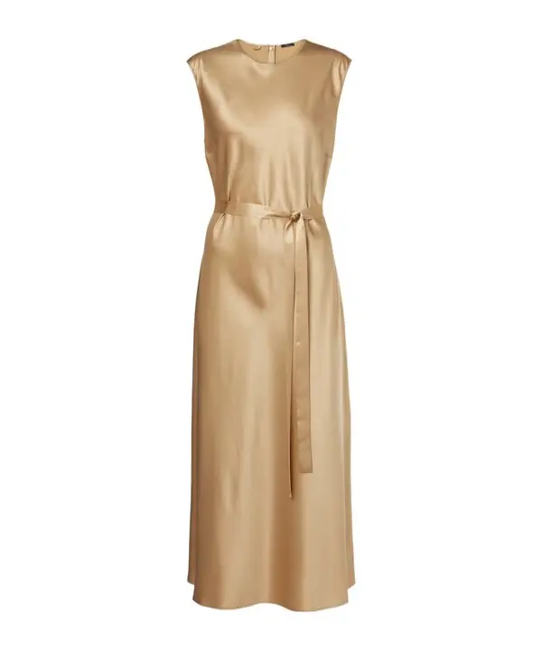 JOSEPH Belted Midi Dress