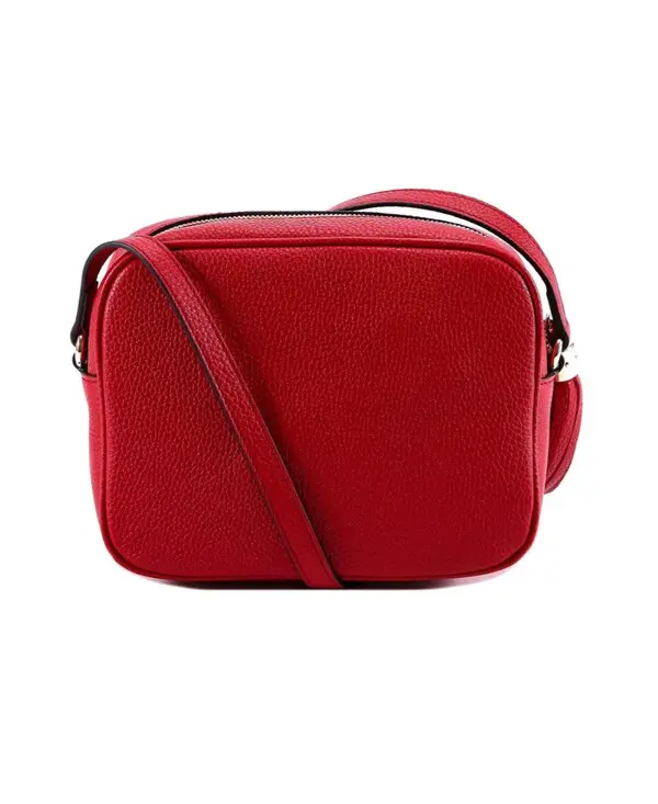 Gucci Soho Disco Small Leather Shoulder Bag - Red