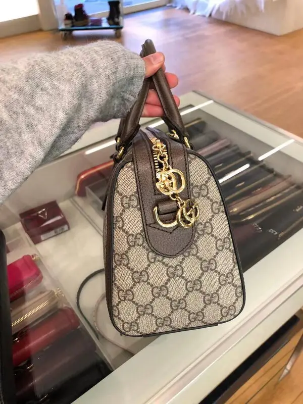 Gucci Ophidia Gg Medium Top Handle Bag
