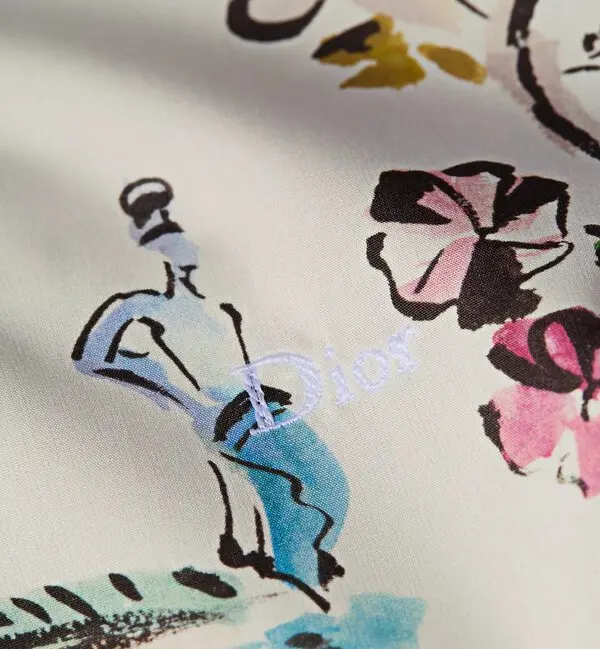 Dior Dioriviera Tied Cropped Blouse