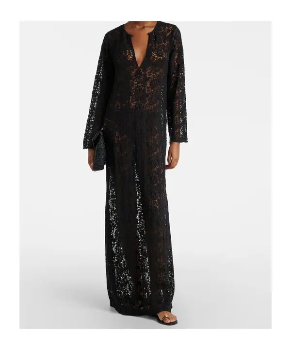 NILI LOTAN Lace Maxi Dress