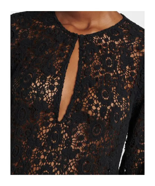 NILI LOTAN Lace Maxi Dress
