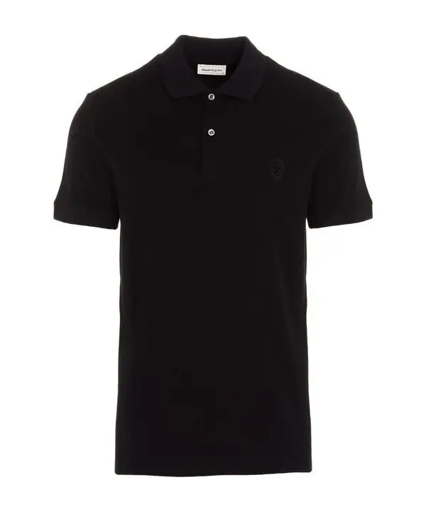 Alexander McQueen Skull Patch Polo Shirt