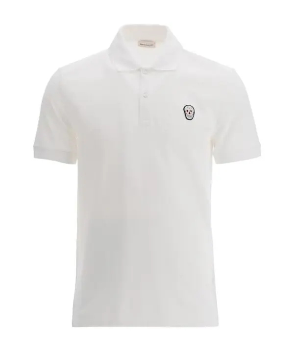 Alexander McQueen Skull Patch Polo Shirt