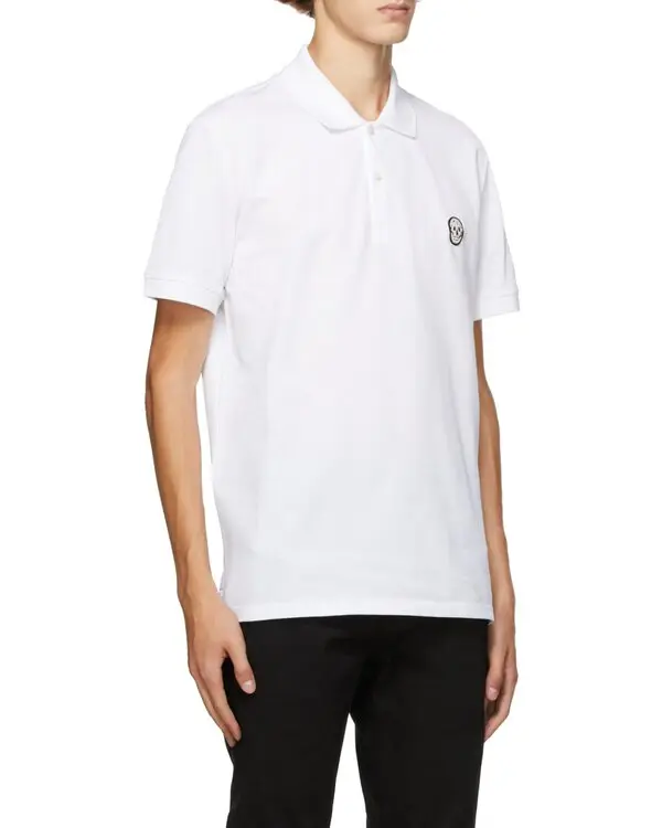 Alexander McQueen Skull Patch Polo Shirt