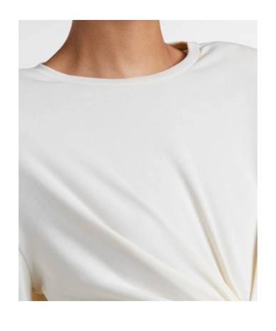 Magda Butrym Cropped Cotton-blend Jersey Top