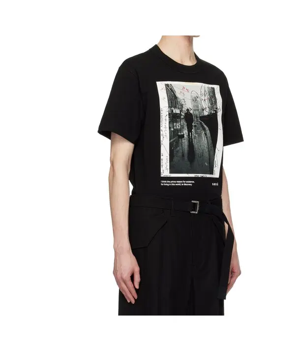 Sacai Graphic Printed Crewneck T-shirt