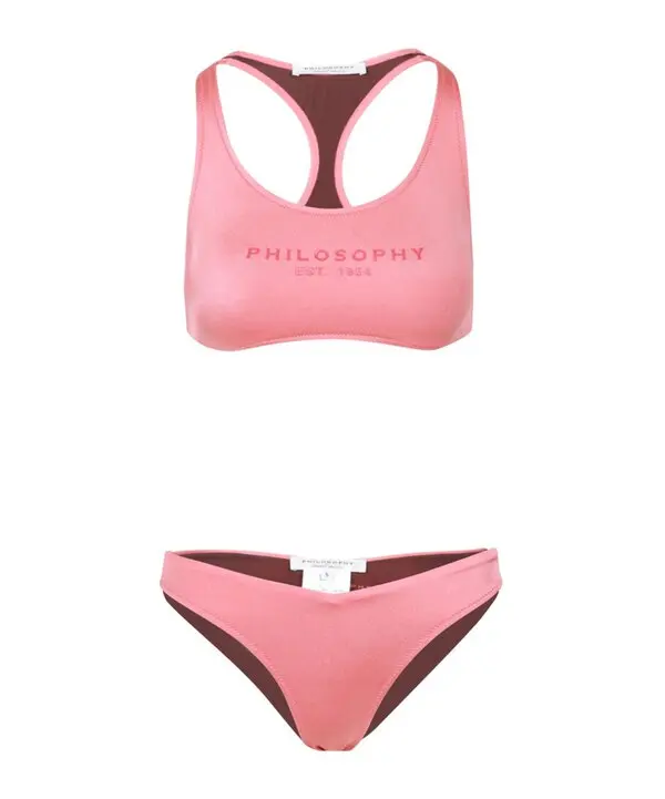 Philosophy Di Lorenzo Serafini Logo Bikini - Pink