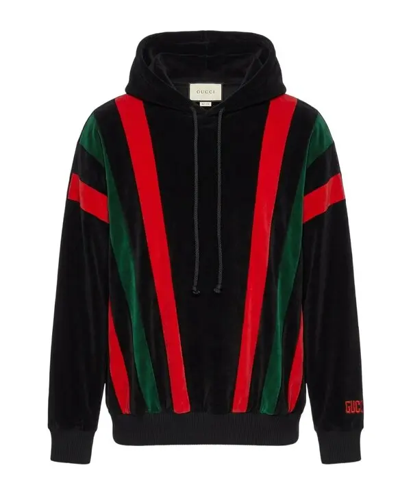 Gucci Striped Hooded Sweater
