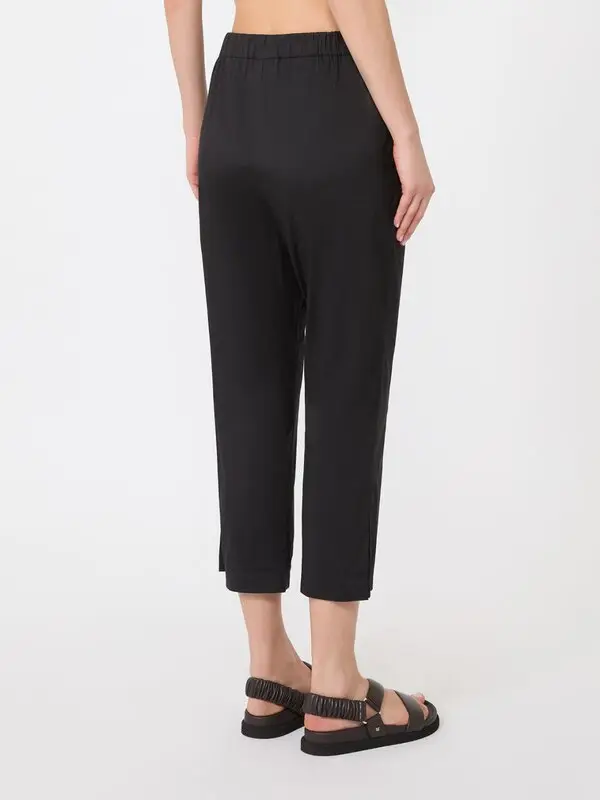 Max Mara Logo Plaque Cropped Pants