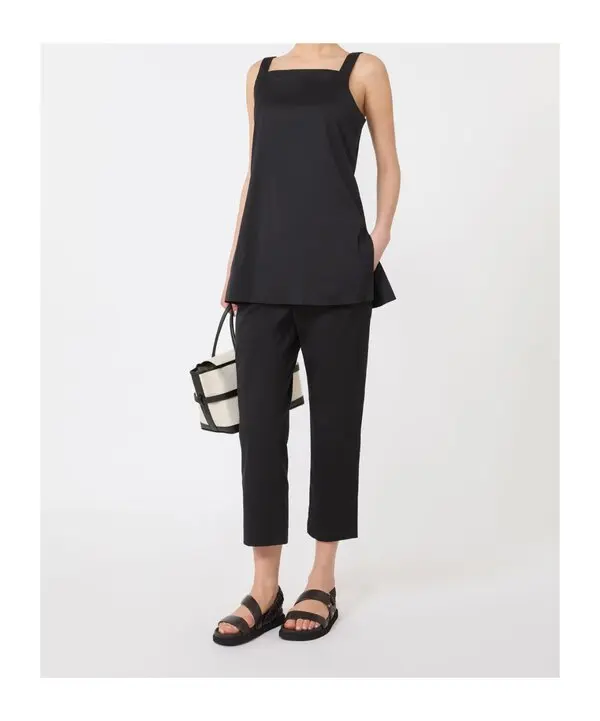 Max Mara Logo Plaque Cropped Pants