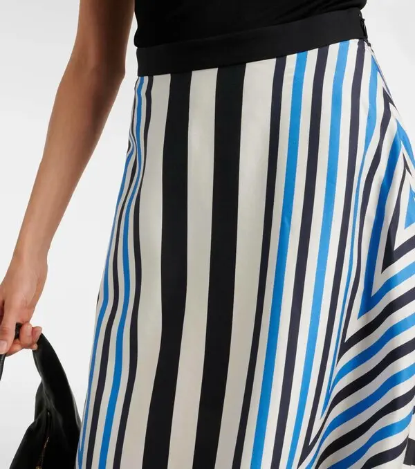 JOSEPH Cretto Pleated Detail Skirt