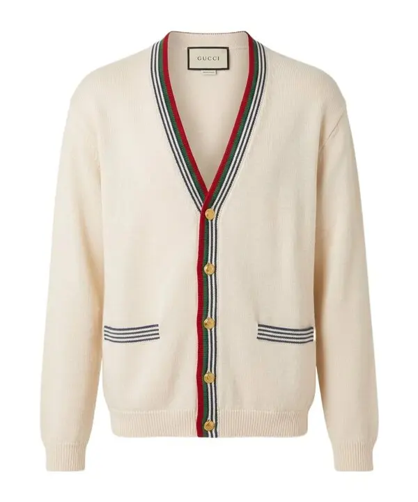 Gucci Stripe-trim Cardigan