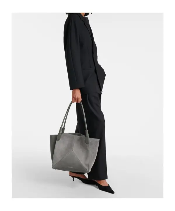 Victoria Beckham Small Suede Top-handle Bag