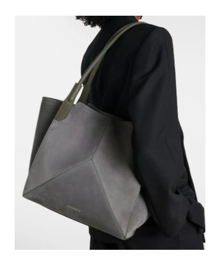 Victoria Beckham Small Suede Top-handle Bag