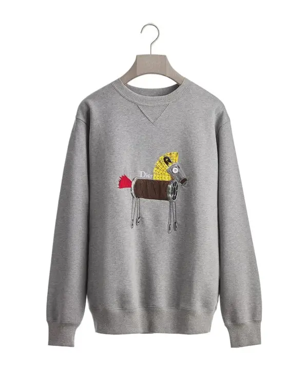 Dior Sweatshirt With Horse Embroidery