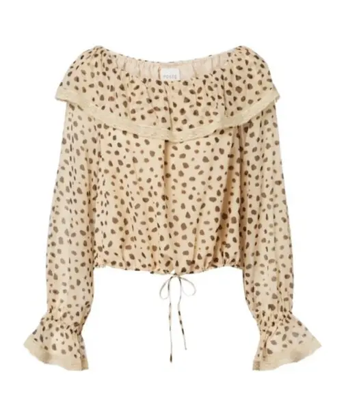 Posse Leopard-print Silk Blouse