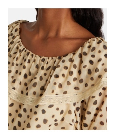 Posse Leopard-print Silk Blouse