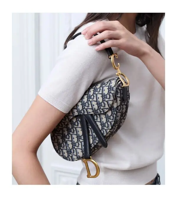 Dior Small Saddle Bag With Strap