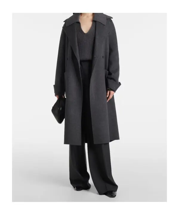 JOSEPH Belted Long-sleeved Coat