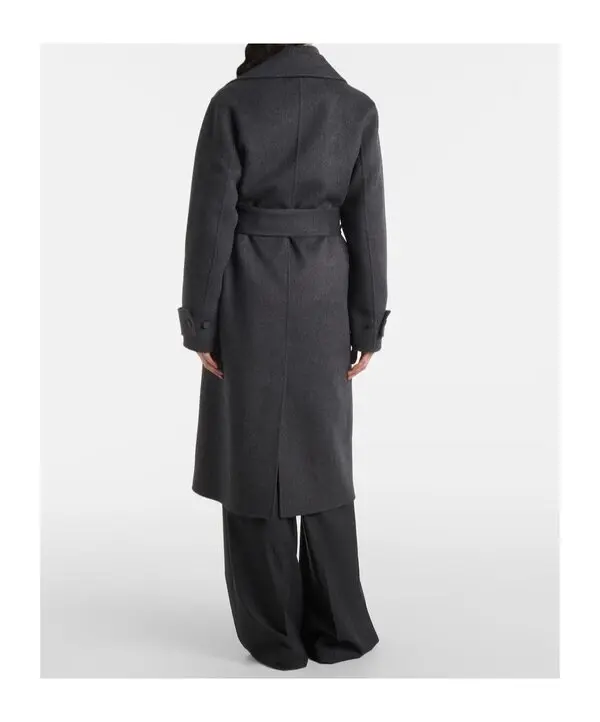JOSEPH Belted Long-sleeved Coat