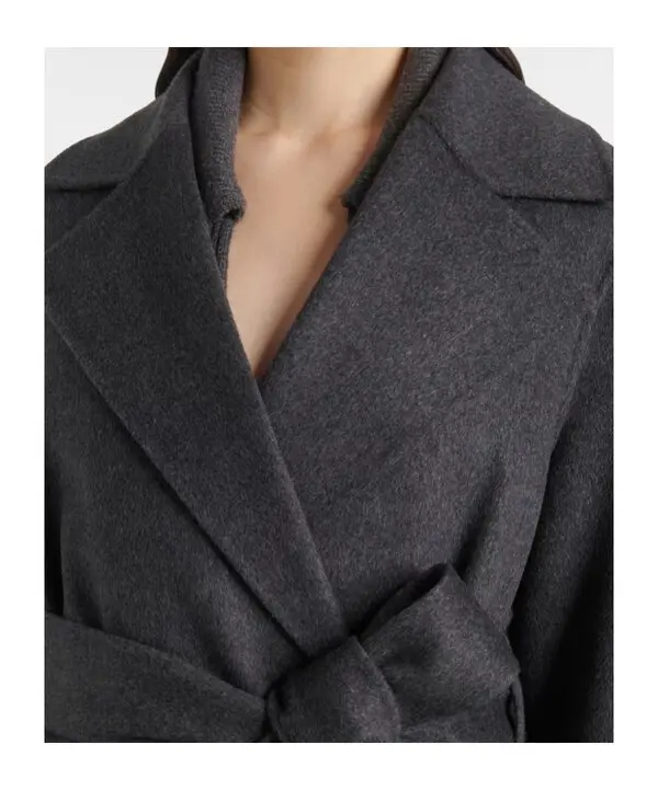 JOSEPH Belted Long-sleeved Coat
