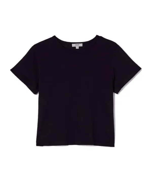 AGOLDE Open-necked Shirt - Black