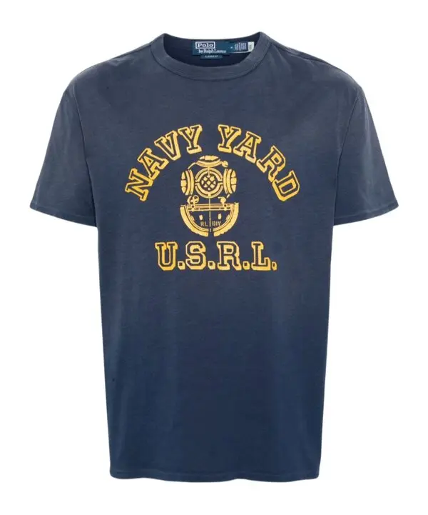 Polo Ralph Lauren Graphic-print Cotton T-shirt - Blue