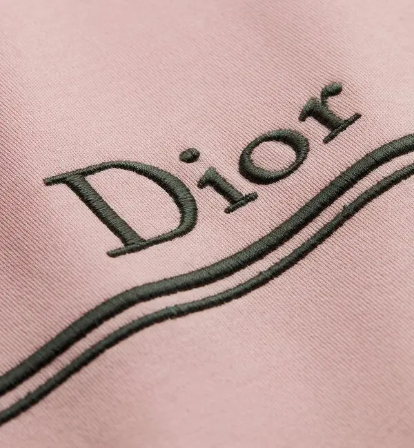 Dior Book Cover Oversized Cropped T-shirt - Pink