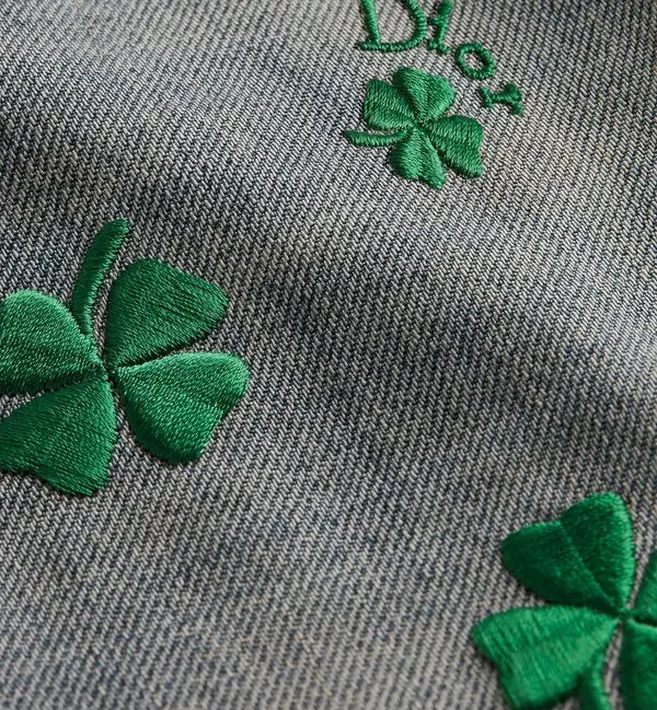 Dior Flared Embroidered Jeans