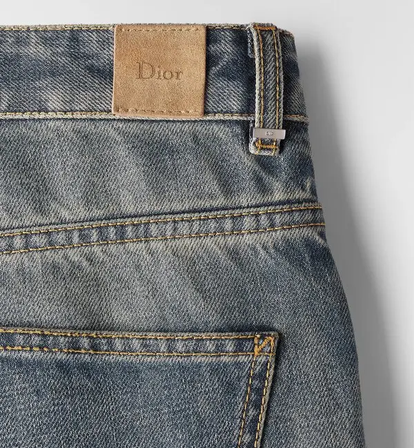 Dior Flared Embroidered Jeans