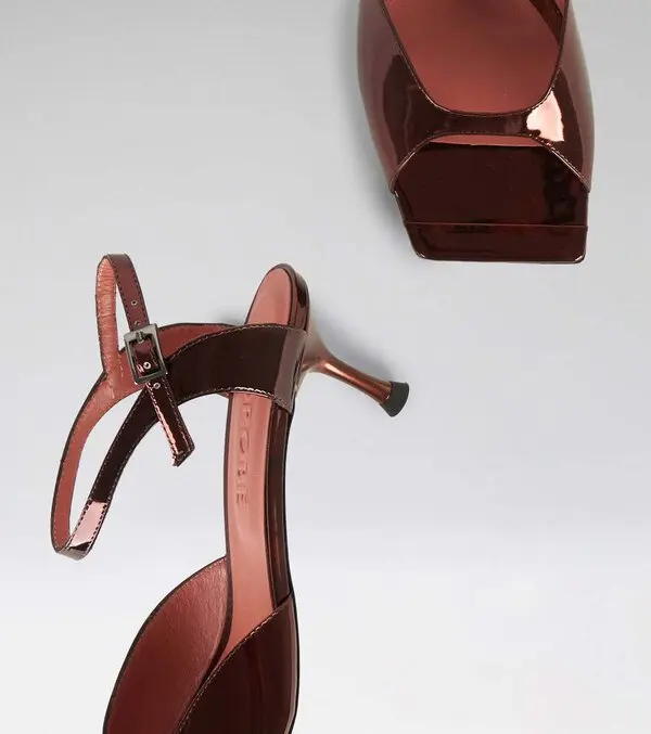 MOROBE Square-headed Mid-heeled Sandals