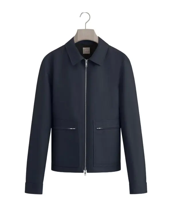 Dior Zipped Jacket With Embroidery